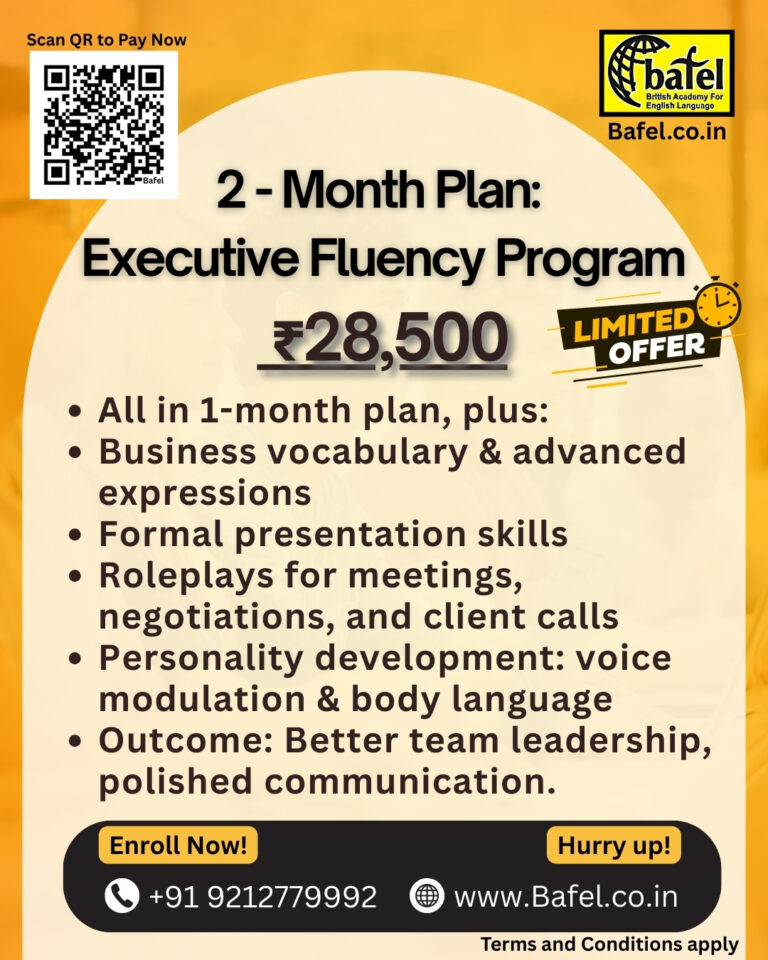 Online Business English Course – Boost Fluency & Career | BAFEL