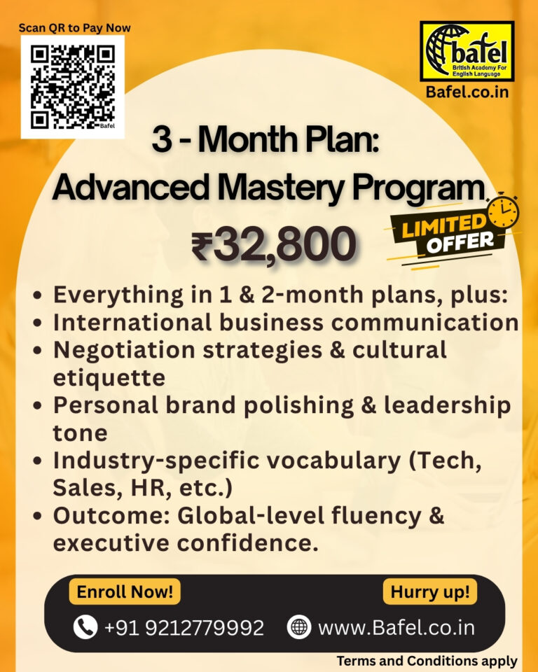 Online Business English Course – Boost Fluency & Career | BAFEL